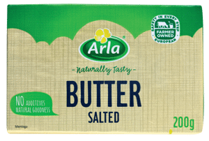 Arla Butter Unsalted 200g